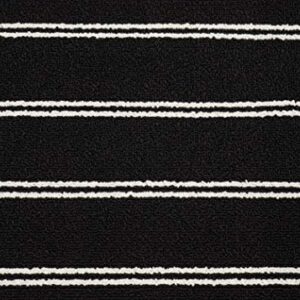 Garland Rug Avery Area Rug, 2-Feet by 5-Feet, Black