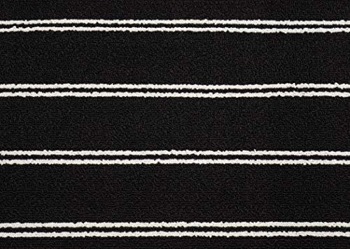 Garland Rug Avery Area Rug, 2-Feet by 5-Feet, Black