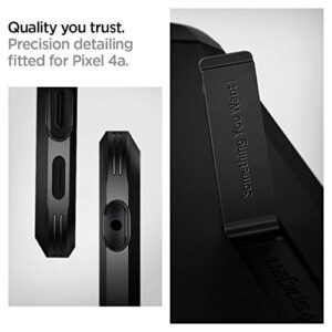 Spigen Tough Armor [Extreme Protection Tech] Designed for Google Pixel 4a Case (2020) [NOT Compatible with Pixel 4a 5G] - Black