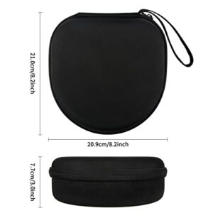 Yinke Case for Sony WH-CH710N / WH-CH720 /WH-CH700N Headphone, Travel Protective Cover Storage Bag (Black)