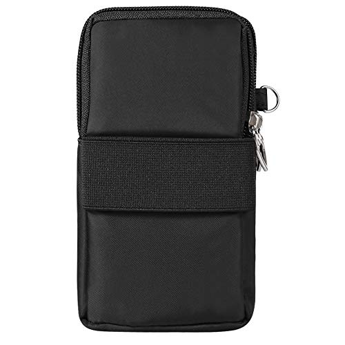 Women Roomy Pouch Small Crossbody Phone Bag Wrist Purse for Samsung Galaxy S22 Ultra S21 Ultra S22+ S20+ 5G S20 Ultra A02 A03s A03 A13 A53s A53 Moto G Stylus G Power BLU F91 G91 Max (Black)