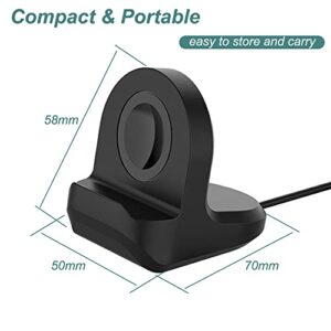 Charger Stand for Samsung Galaxy Watch 4/4 Classic/3/Active 2/Active, Silicone Charging Stand Dock Holder Non-Slip Base for Galaxy Watch 4/4 Classic/3/Active 2/Active Smart Watch Charger