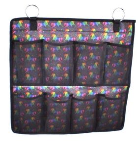 showman unicorn printed nylon 8 pocket boot organize