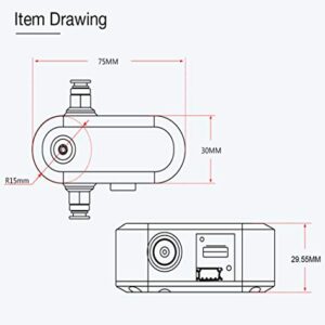 BIGTREETECH Direct SFS Smart Filament Sensor, 1.75mm PLA Filament Runout Sensor/Filament Break Detection Sensor Compatible with SKR Mini E3 V2.0, SKR Mini E3 V3.0, Octopus V1.1 Control Board