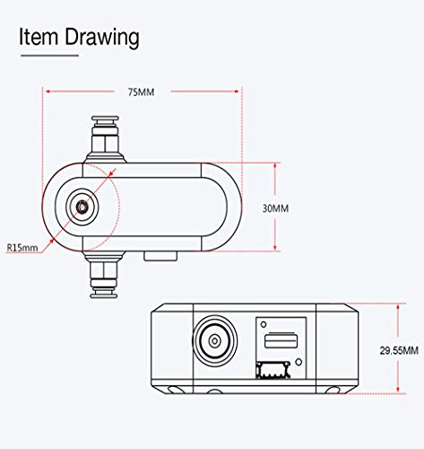 BIGTREETECH Direct SFS Smart Filament Sensor, 1.75mm PLA Filament Runout Sensor/Filament Break Detection Sensor Compatible with SKR Mini E3 V2.0, SKR Mini E3 V3.0, Octopus V1.1 Control Board