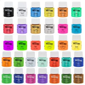 U.S. Art Supply 32 Color Children's Washable Tempera Paint Set - 2 Ounce Wide Mouth Bottles for Arts, Crafts and Posters