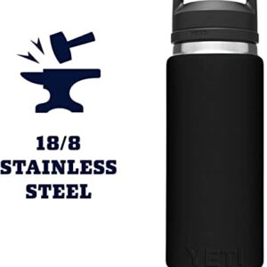 YETI Rambler 36 oz Bottle, Vacuum Insulated, Stainless Steel with Chug Cap, Black