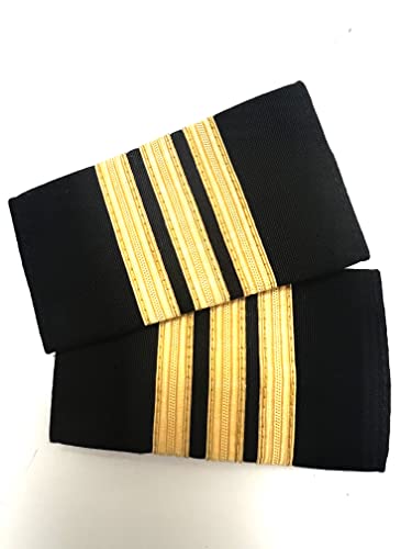 Pilot Epaulettes (Gold 3 Stripes)