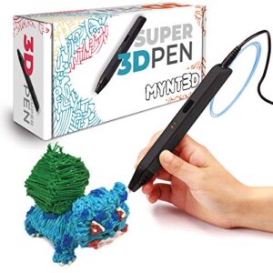 mynt3d super 3d pen, 1.75mm abs and pla compatible 3d printing pen