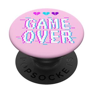 game over vaporwave sad kawaii aesthetic harajuku eboy egirl popsockets swappable popgrip