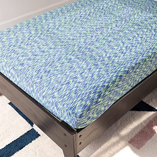 Signature Design by Ashley iKidz 7 Inch Firm Memory Foam Mattress with Pillow, CertiPUR-US Certified, Full, Blue