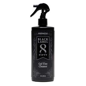 pinnacle black label gel tire cleaner 8 oz.