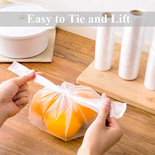 JILLICK 2 Pack Trash Bags for Countertop Mini Trash Can, 1.5 Liter Trash Bag for Small Tiny Trash Bin Can(Small, 200 Counts