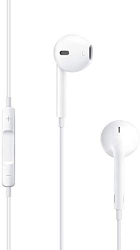 Apple EarPods in-Ear Earbuds with Mic and Remote Earbud Headphones White with USB-C to 3.5 mm Headphone Jack Adapter (Renewed)