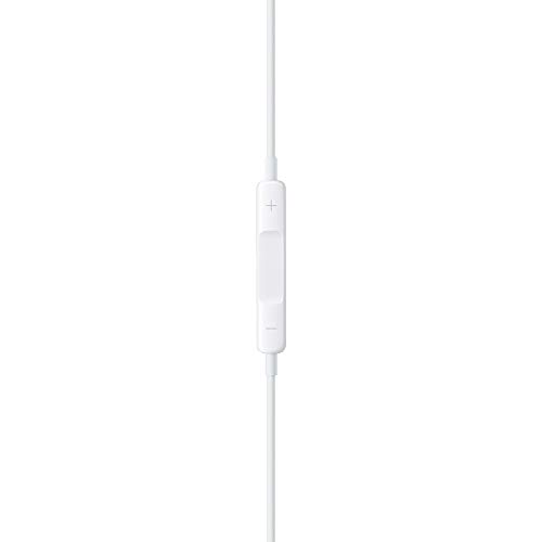 Apple EarPods in-Ear Earbuds with Mic and Remote Earbud Headphones White with USB-C to 3.5 mm Headphone Jack Adapter (Renewed)