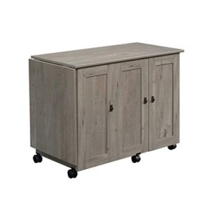 sauder miscellaneous storage sewing/craft cart, mystic oak finish