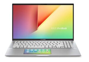 asus vivobook s15 s532 thin & light laptop, 15.6” fhd, intel core i7-10510u cpu, 16gb ram, 1tb pcie ssd, nvidia geforce mx250 graphics, ir camera, windows 10 home, s532fl-ds79, transparent silver