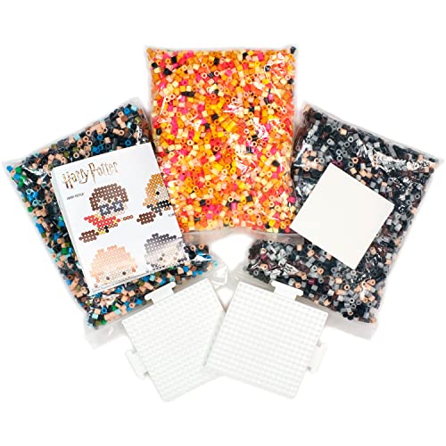 Perler 80-42968 Big Bucket Harry Potter Fuse Bead Kit for Kids and Adults, Comes with 27 Patterns, Multicolor, 8504pcs