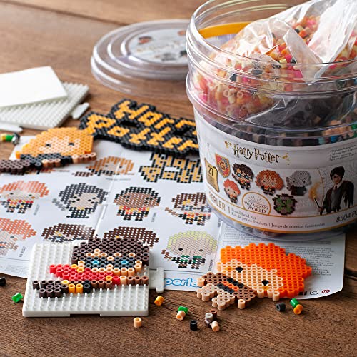 Perler 80-42968 Big Bucket Harry Potter Fuse Bead Kit for Kids and Adults, Comes with 27 Patterns, Multicolor, 8504pcs