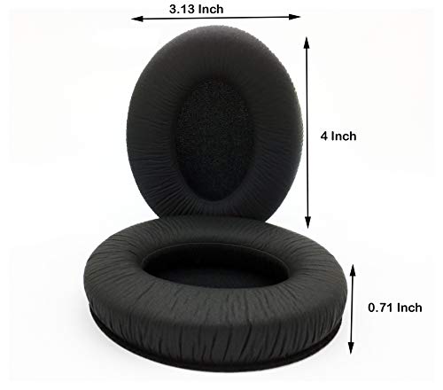 Replacement Ear Cushion Earpad Works with Sennheiser HD418, HD419, HD428, HD429, HD439, HD438, HD448, HD449 Headphone Ear Pad | Ear Cover | Ear Cushion | Ear Cups | Earpads Repair Parts (1 Pack)