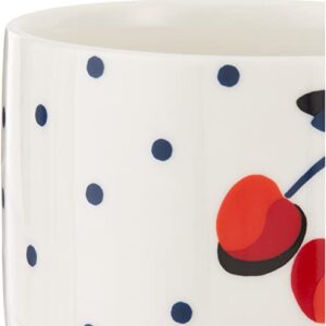 Kate Spade Vintage Cherry Dot Weekend Mug, 0.75 LB, Red