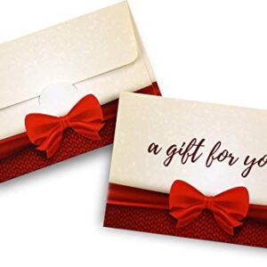 100 Guardian Gift Card Envelopes – Gift Card Holder w/Bow – Small Envelopes – Use as Congratulatory or Birthday Gift Card Holder or Key Card Holder – Mini Envelopes (Bows)