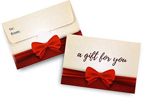 100 Guardian Gift Card Envelopes – Gift Card Holder w/Bow – Small Envelopes – Use as Congratulatory or Birthday Gift Card Holder or Key Card Holder – Mini Envelopes (Bows)