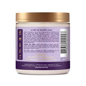 SheaMoisture Strength and Color Care Masque for Damaged Hair Purple Rice Water to Replenish and Preserve 8 oz