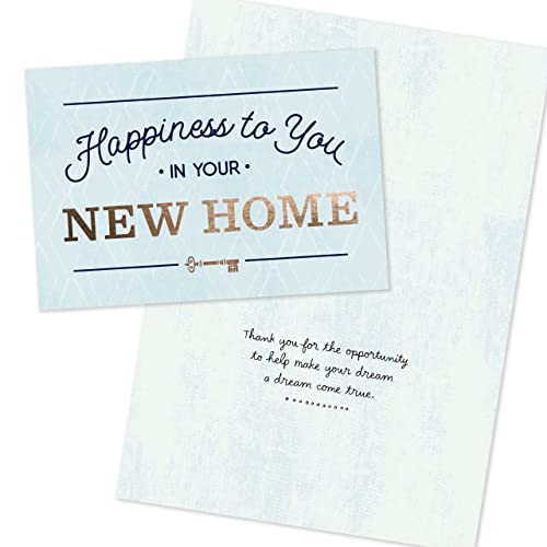 Hallmark Business (25 Pack) Assorted Greeting Cards (New Home and Referral) for Realtors, Real Estate Agents and Insurance Agents