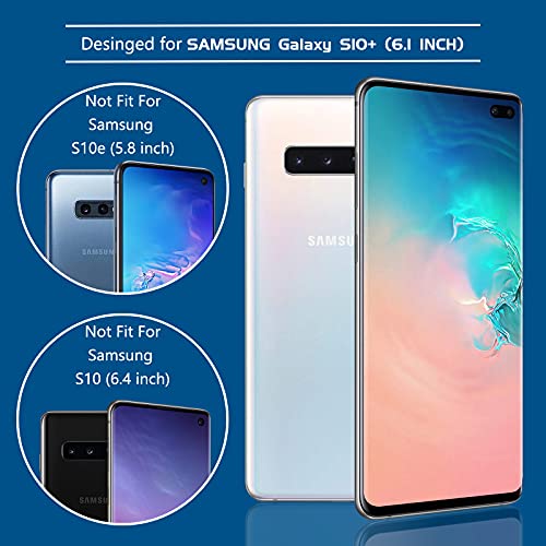 LYWHL [2 Pack] for Samsung Galaxy S10 Plus Privacy Screen Protector, Anti-Spy Flexible Film TPU Screen Protector for Samsung Galaxy S10 Plus / S10+ [Support Fingerprint ID] [Easy Installation Frame]