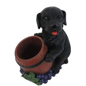 Decorative Dog Wine Holder, for Dog Loving Wine Drinkers (Black Labrador)