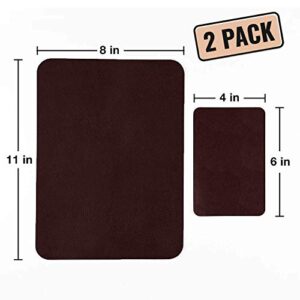 Dark Brown Leather Repair Kits for Couches, Leather Repair Patch, Vinyl Repair Kit - Leather Repair Kit for Car Seats, Vinyl Upholstery, Sofa - Cat Scratch Tape, Dark Brown Tape for Furniture