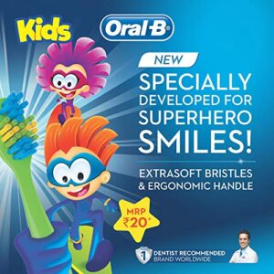 Oral-B Kids Toothbrush, Extra Soft (Pack of 3)