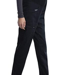 Cherokee Women Scrubs Pant Workwear Revolution Maternity Straight Leg WW155, M, Black