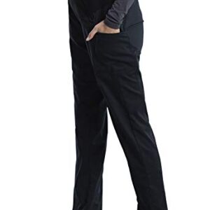 Cherokee Women Scrubs Pant Workwear Revolution Maternity Straight Leg WW155, M, Black