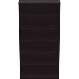 Lorell Essential Bookcase, 36" x 12" x 72", Espresso