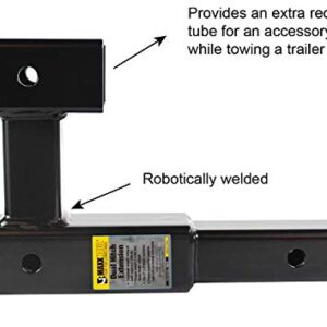 MAXXHAUL 50248 Dual Hitch Extension with Single Post