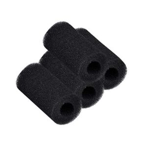 weaverbird 4pcs pre-filter foam sponge roll aquarium filter intake cover for aquarium fish tank (small)