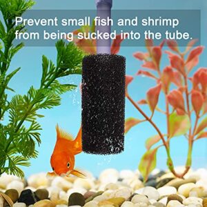 WEAVERBIRD 4PCS Pre-Filter Foam Sponge Roll Aquarium Filter Intake Cover for Aquarium Fish Tank (Small)