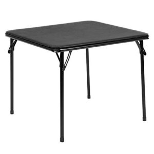 flash furniture mindy kids black folding table