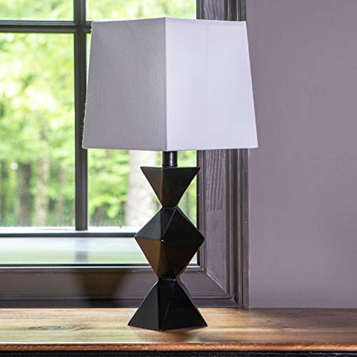 Decor Therapy Knox Stacked Diamond Lamp, Desert Brown (TL21291)