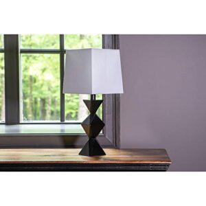 Decor Therapy Knox Stacked Diamond Lamp, Desert Brown (TL21291)