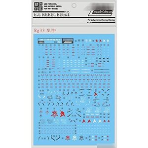 Model Decal WaterSlide Decal Stickers Fits RG 1/144 RX-93 Nu Model Kit Modeling DIY