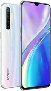 realme xt (128gb, 8gb ram) 6.4" amoled, 64mp quad camera, snapdragon 712, dual sim gsm unlocked, us + global 4g lte international model - rmx1921 (pearl white, 128gb + 64gb sd + case bundle)