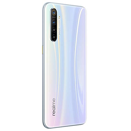 realme XT (128GB, 8GB RAM) 6.4" AMOLED, 64MP Quad Camera, Snapdragon 712, Dual SIM GSM Unlocked, US + Global 4G LTE International Model - RMX1921 (Pearl White, 128GB + 64GB SD + Case Bundle)