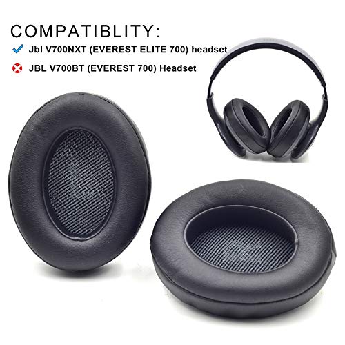 Defean Replacement Ear Pads V700 Earpad Potein Leather and Memory Foam for JBL V700 Headphone (JBL v700nxt, Black)