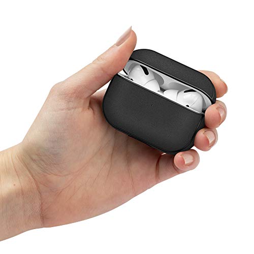 Incase Metallic Case, Compatible with AirPods Pro, Lightweight Form-Fitting Protection, Black (INOM100678-BLK)