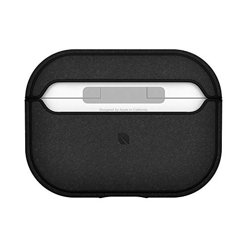 Incase Metallic Case, Compatible with AirPods Pro, Lightweight Form-Fitting Protection, Black (INOM100678-BLK)