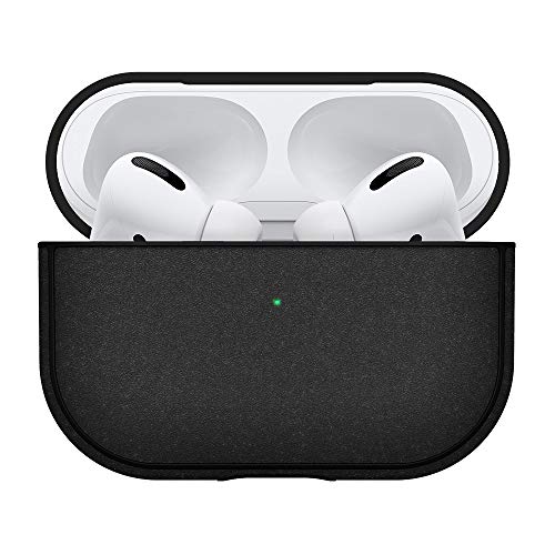 Incase Metallic Case, Compatible with AirPods Pro, Lightweight Form-Fitting Protection, Black (INOM100678-BLK)