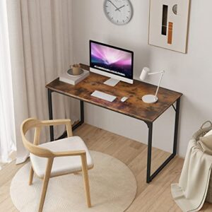 Casaottima Computer Desk 55 inch, Modern Simple Style Desk for Home Office, Sturdy Writing Desk,Vintage